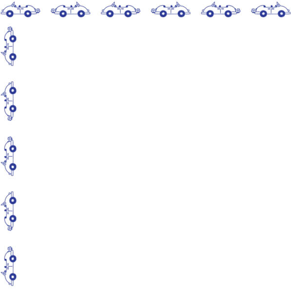 Download Stylized Outline Drawings of Cars Borders & Corners Online ...