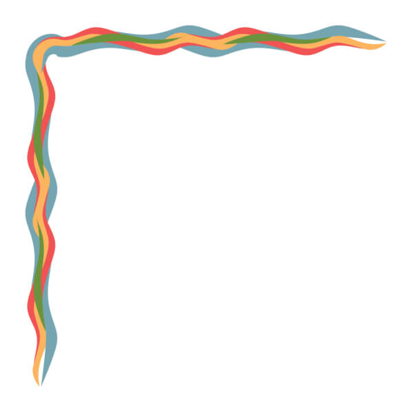 Download Colorful Wavy Border Design Borders & Corners Online ...