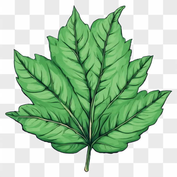 Download Detailed Green Leaf Illustration Cartoons Online - Creative ...