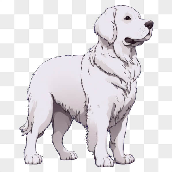 Descarga Ilustración de un perro blanco Cartoons En Línea - Creative ...