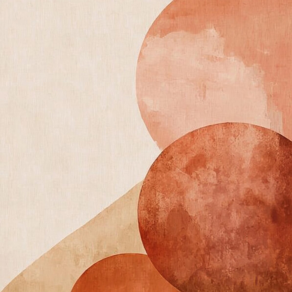 Descarga Círculos Abstractos Cálidos sobre Fondo Neutro Fondos En Línea ...