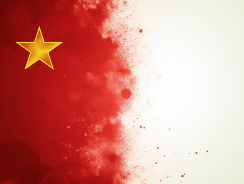 Download Stylized Flag of China with Color Splashes Backgrounds Online ...