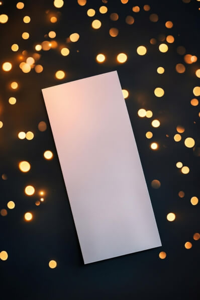 Download Blank Paper with Golden Bokeh Lights Mockups Online - Creative ...