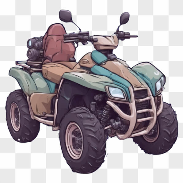 Download All-Terrain Vehicle (ATV) on White Background Cartoons Online ...