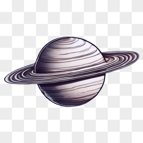 Download Illustration of Saturn with Rings Cartoons Online - Creative ...