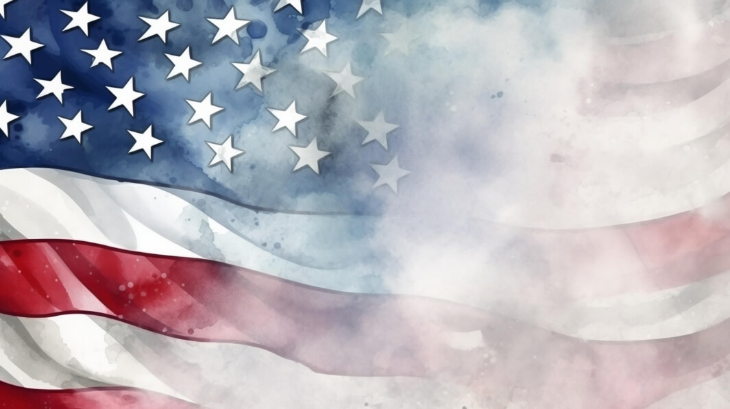 Download Waving American Flag with Soft Background Backgrounds Online ...
