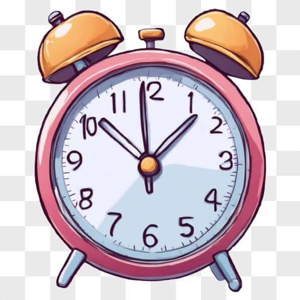Download Classic Alarm Clock Cartoons Online - Creative Fabrica