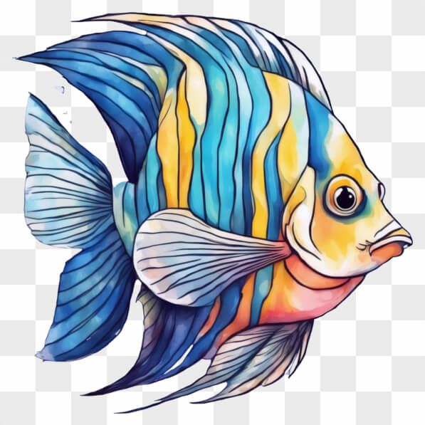 Download Colorful Fish Illustration Cartoons Online - Creative Fabrica