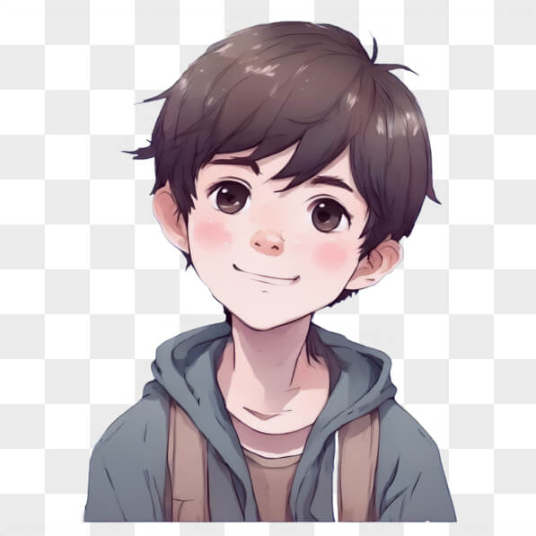 Download Cheerful Young Boy Character Cartoons Online - Creative Fabrica