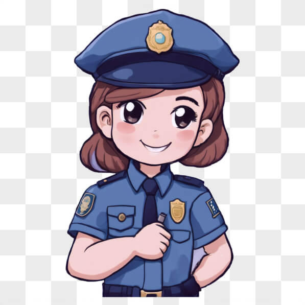 Download Cartoon Female Police Officer Cartoons Online - Creative Fabrica