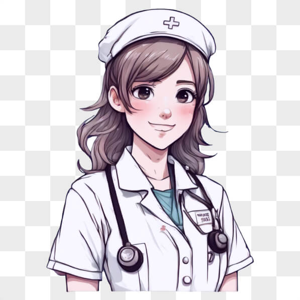 Download Friendly Nurse Character Cartoons Online - Creative Fabrica