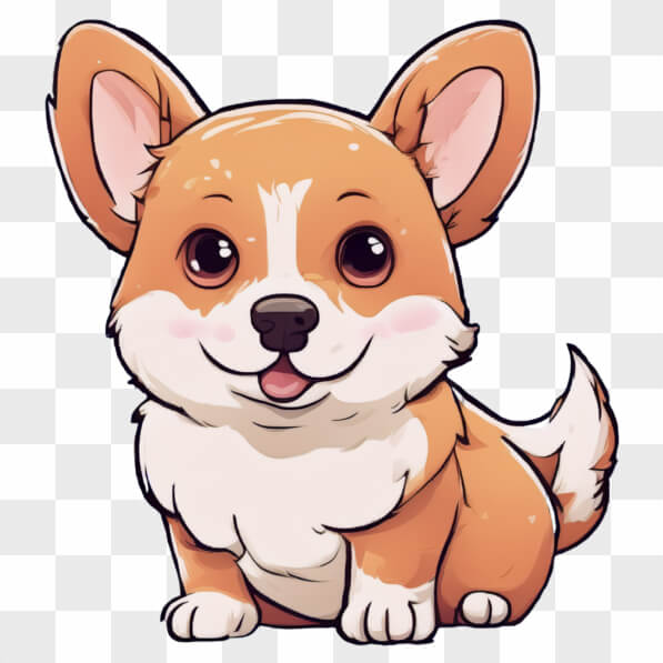 Download Cute Cartoon Corgi Cartoons Online - Creative Fabrica