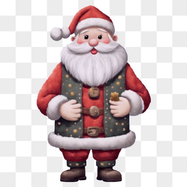 Download Cheerful Santa Claus Illustration Cartoons Online - Creative ...