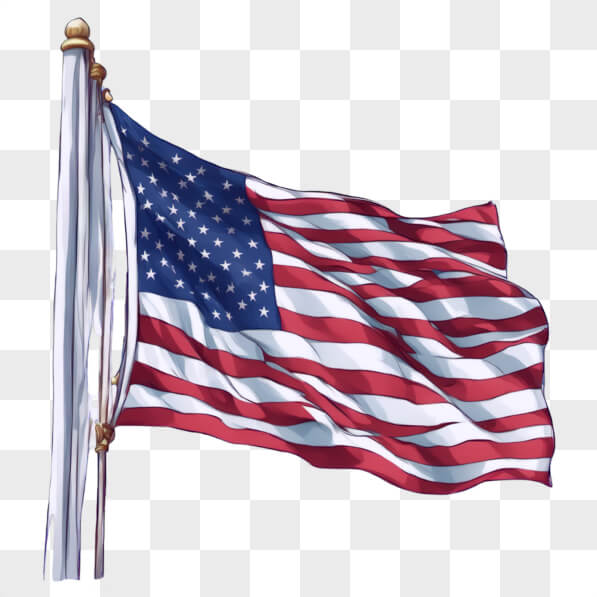 Download Waving American Flag Cartoons Online - Creative Fabrica