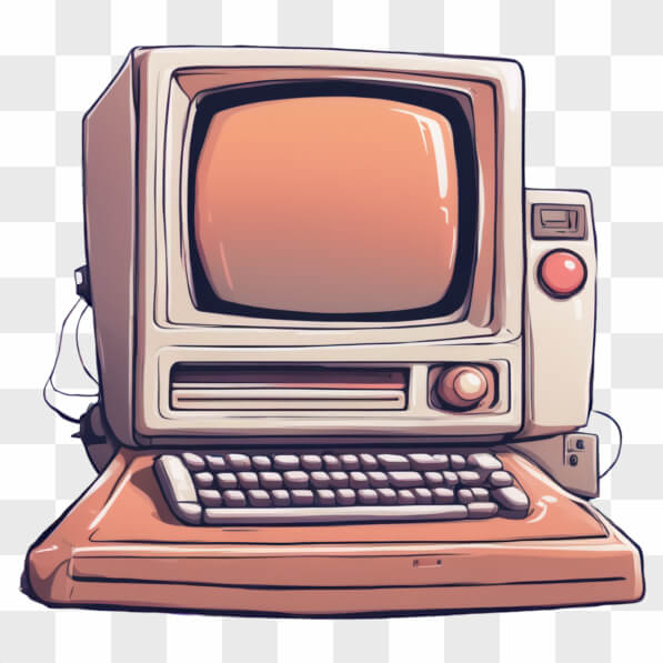 Download Vintage Desktop Computer Cartoons Online - Creative Fabrica