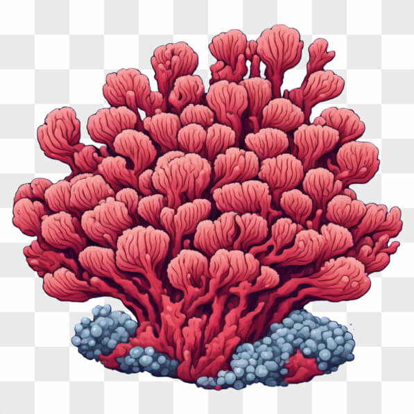 Download Vibrant Coral Structure Cartoons Online - Creative Fabrica