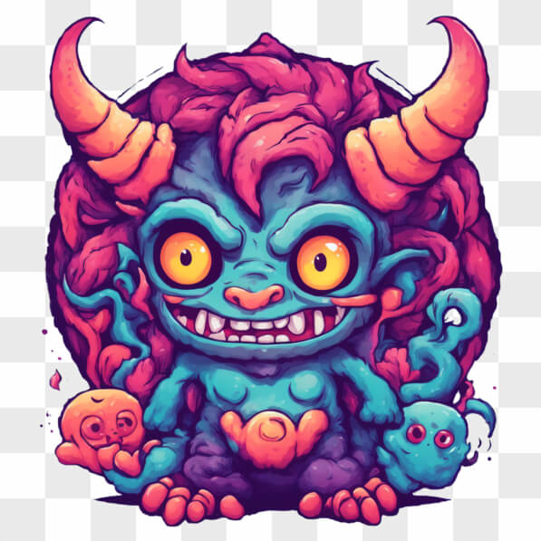 Download Playful Cartoon Monster with Companions Cartoons Online ...