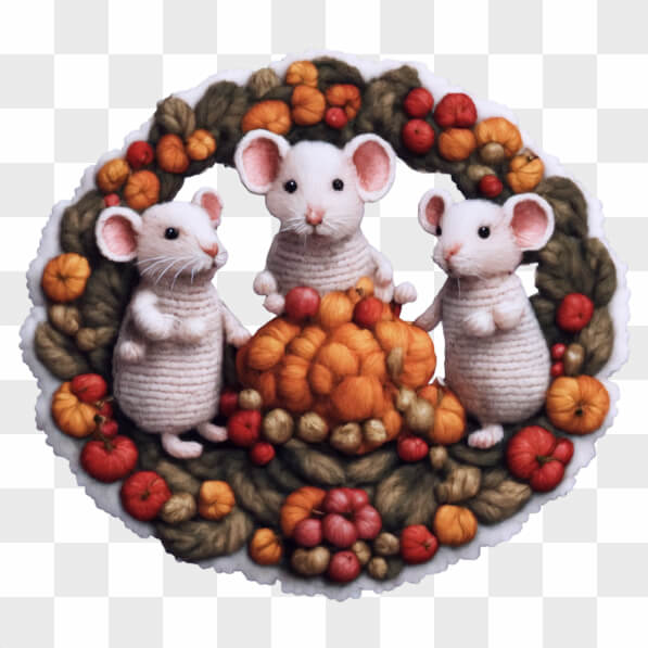 Download Three Mice Celebrating Autumn Harvest Cartoons Online ...