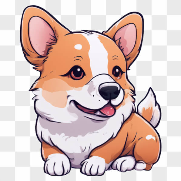 Download Cute Cartoon Corgi Cartoons Online - Creative Fabrica
