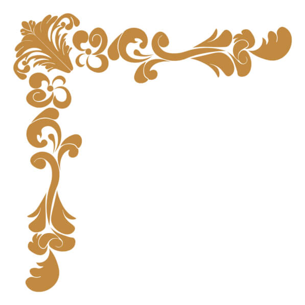 Download Ornate Golden Corner Design Borders & Corners Online ...