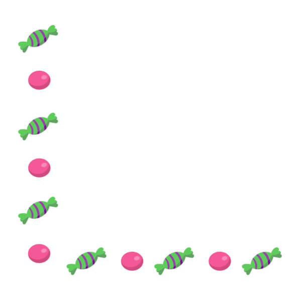 Download Colorful Candies Arrangement Borders & Corners Online ...