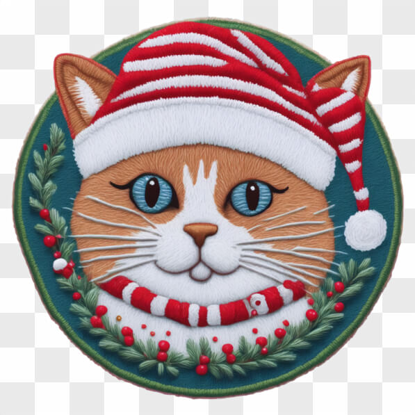 Download Festive Cat Illustration Cartoons Online - Creative Fabrica