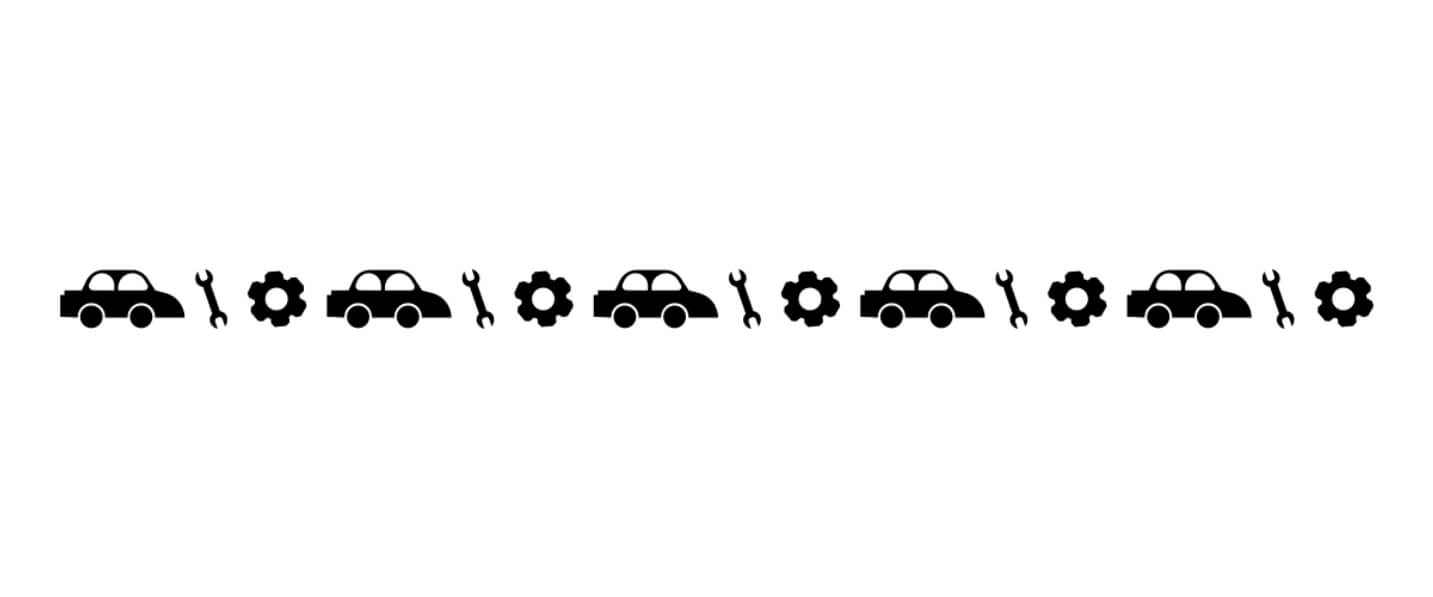Download Automotive Icons Pattern Borders & Corners Online - Creative ...