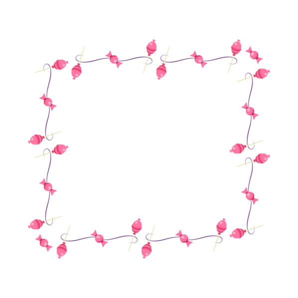 Download Decorative Pink Ornament Border Frames Online - Creative Fabrica