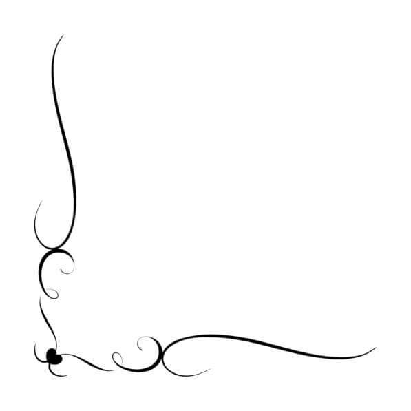 Download Elegant Black Decorative Corner Design Borders & Corners ...