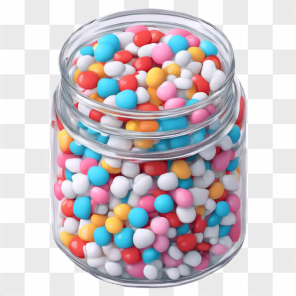 Download Colorful Candy Jar Cartoons Online - Creative Fabrica