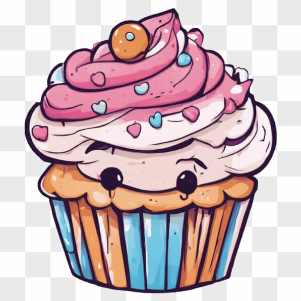 Download Cute Cartoon Cupcake Cartoons Online - Creative Fabrica