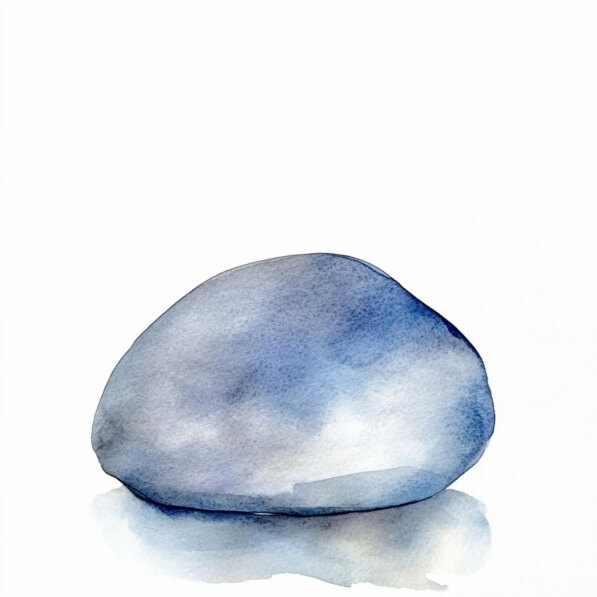 Download Watercolor Painting of a Blue Rock Backgrounds Online ...
