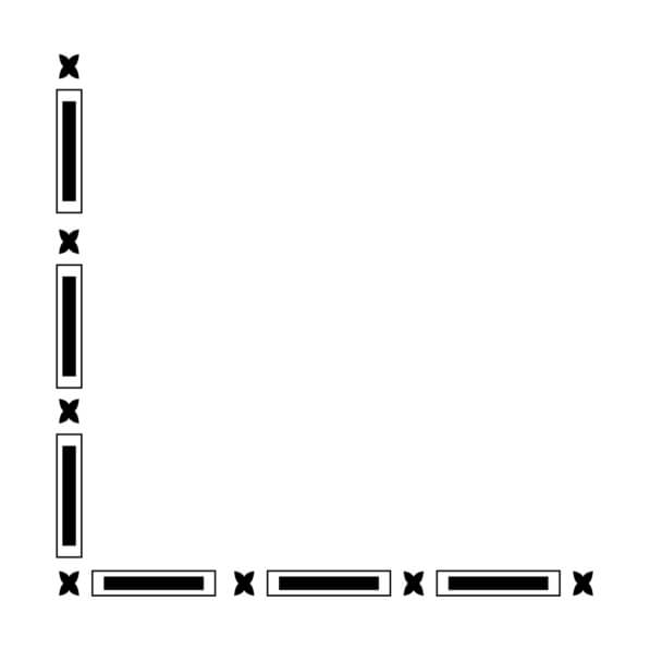 Download Minimalist Abstract L-Shape Design Borders & Corners Online ...