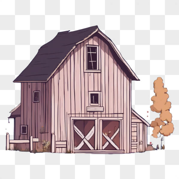 Download Rustic Wooden Barn Cartoons Online - Creative Fabrica