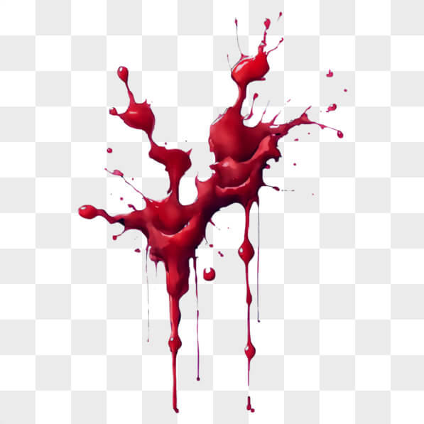Download Red Paint Splash on White Background Cartoons Online ...