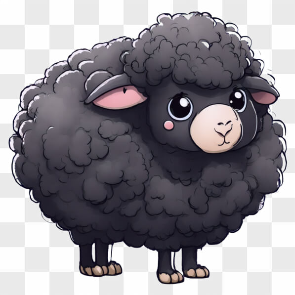 Download Cartoon Black Sheep Cartoons Online - Creative Fabrica