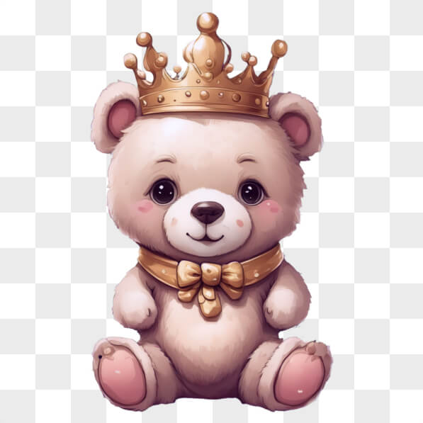 Descarga Oso de dibujos animados adorable con una corona Cartoons En ...
