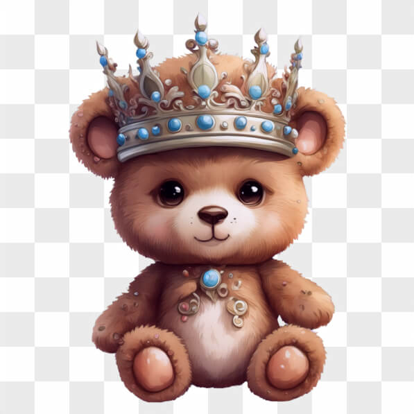 Descarga Osito de dibujos animados adorable con corona Cartoons En ...