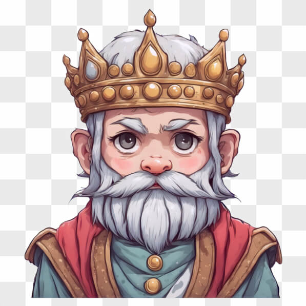 Baixe Rei de Desenho com Coroa Cartoons - Creative Fabrica