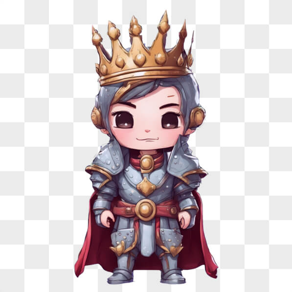 Baixe Personagem Rei de Cartoon Fofo Cartoons - Creative Fabrica