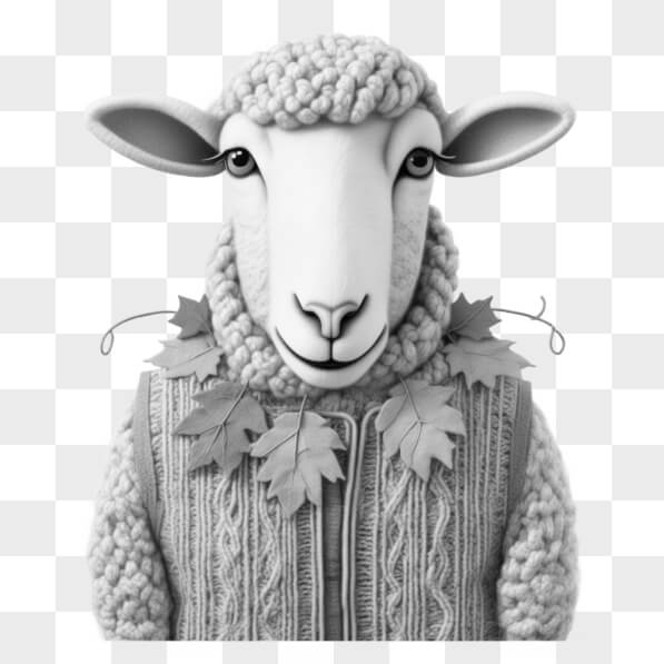 Download Whimsical Anthropomorphic Sheep Sketches Online - Creative Fabrica