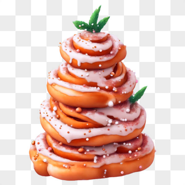 Download Kawaii Cinnamon Roll Tower Dessert Kawaii Online - Creative ...