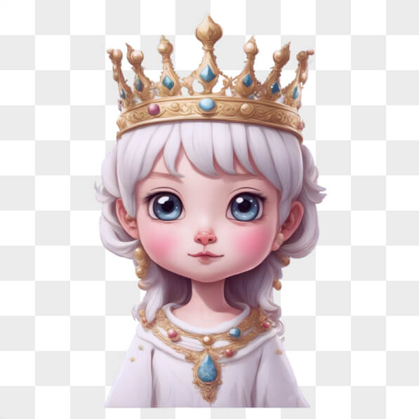 Descarga Personaje de joven princesa estilizado Cartoons En Línea - Creative Fabrica