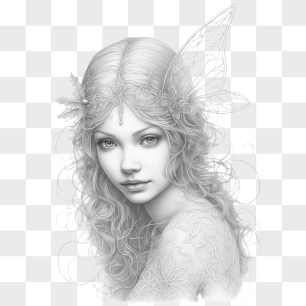 Download Fantasy Fairy Character Illustration Sketches Online ...