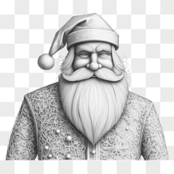 Download Stylized Santa Claus Figure Sketches Online - Creative Fabrica