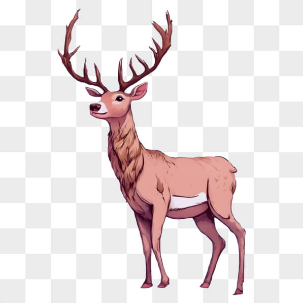 Scarica Illustrazione di cervo stilizzato Cartoni animati Online ...