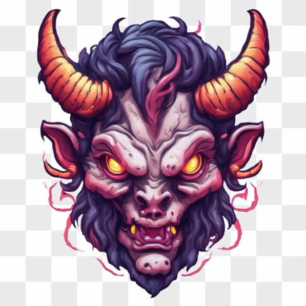 Download Stylized Horned Creature Illustration Cartoons Online ...