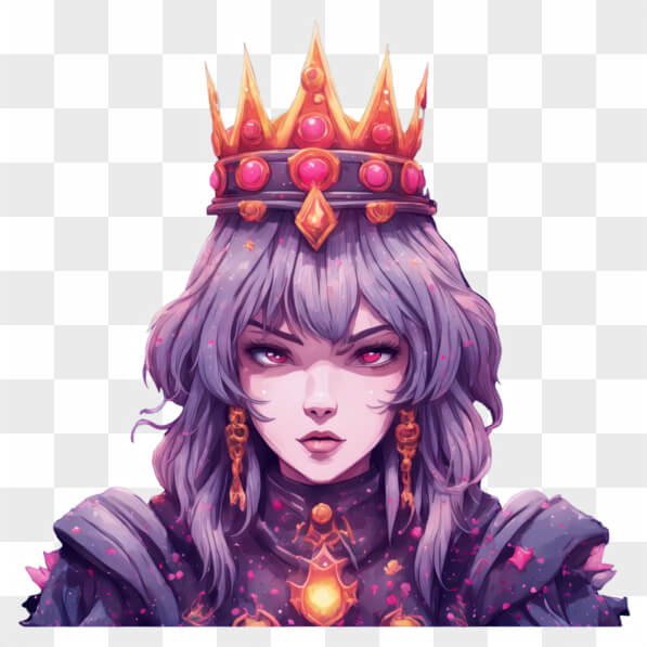 Download Regal Character with Crown Cartoons Online - Creative Fabrica