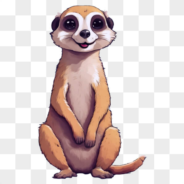 Descarga Suricata de dibujos animados con expresión alegre Cartoons En ...