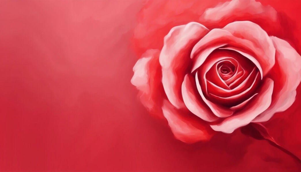 Download Close-up of a Red Rose on Red Background Backgrounds Online ...